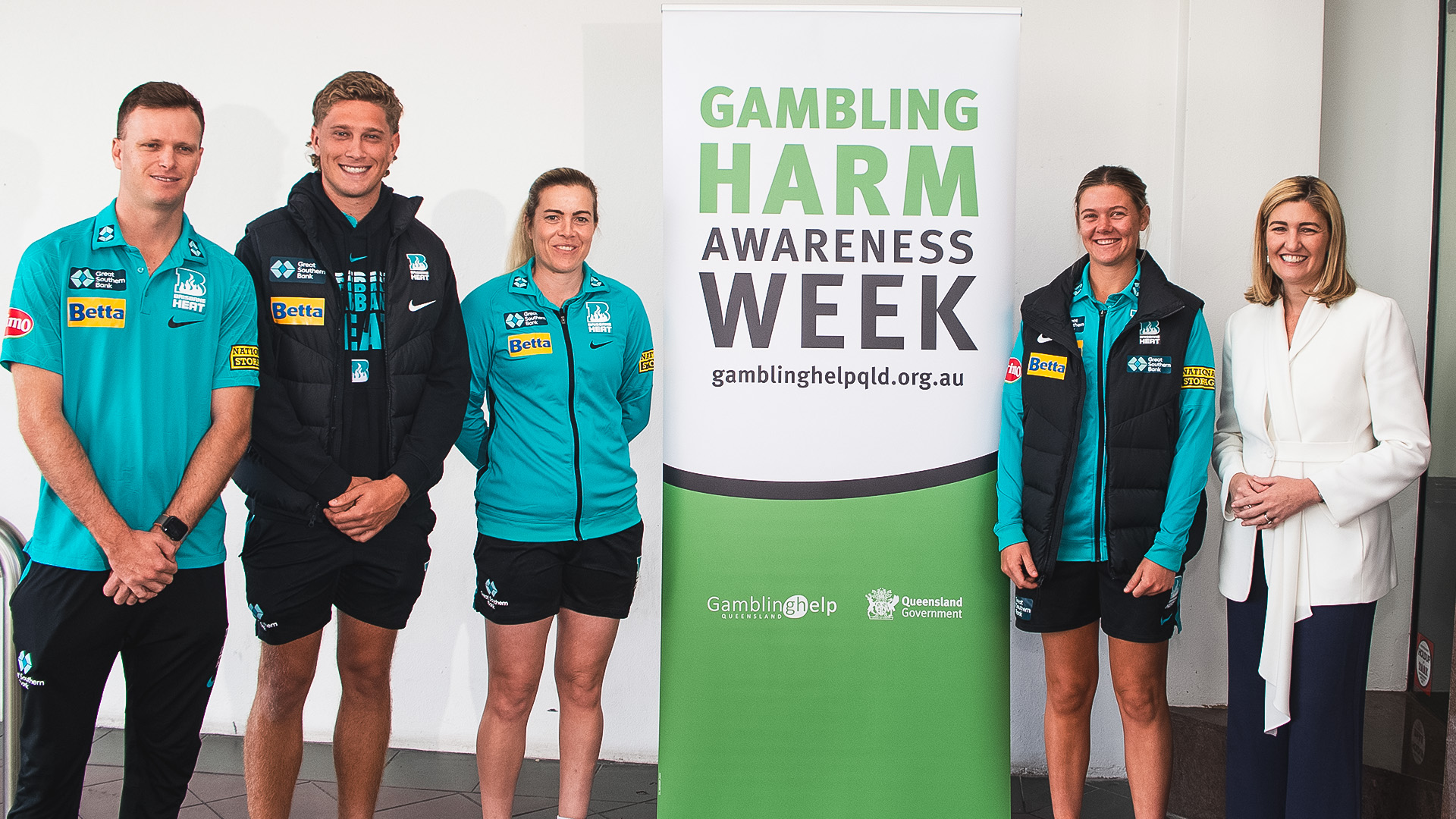 HEAT BACK CAMPAIGN | Sign On For Gambling Harm Awareness | Brisbane Heat