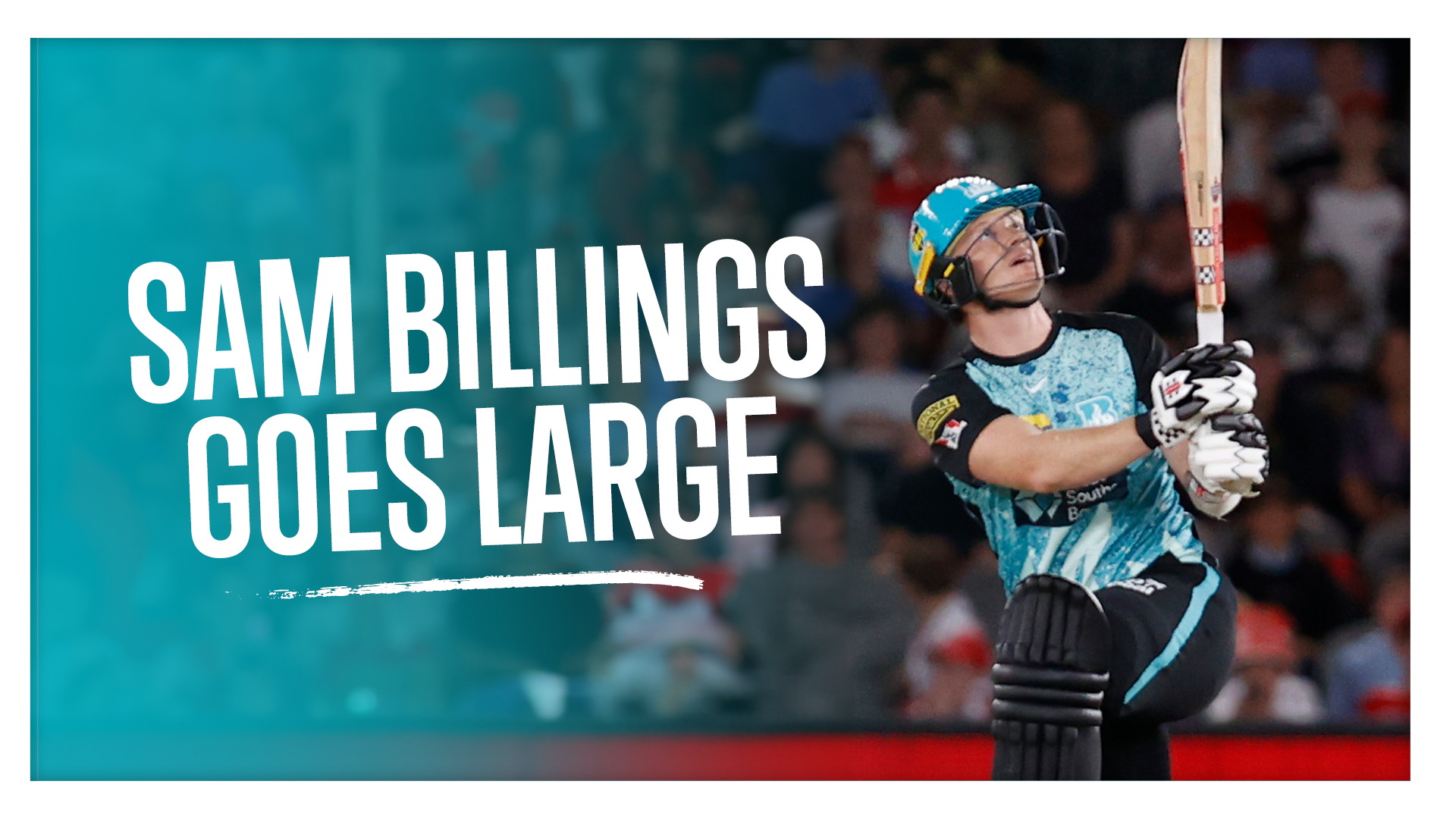 Sam Billings with a Six vs. Melbourne Renegades | Brisbane Heat