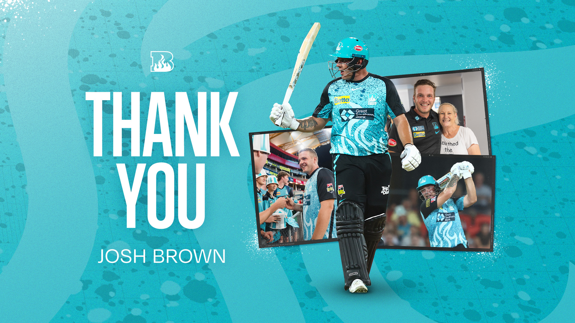 Heat Thanks Brown | Brisbane Heat