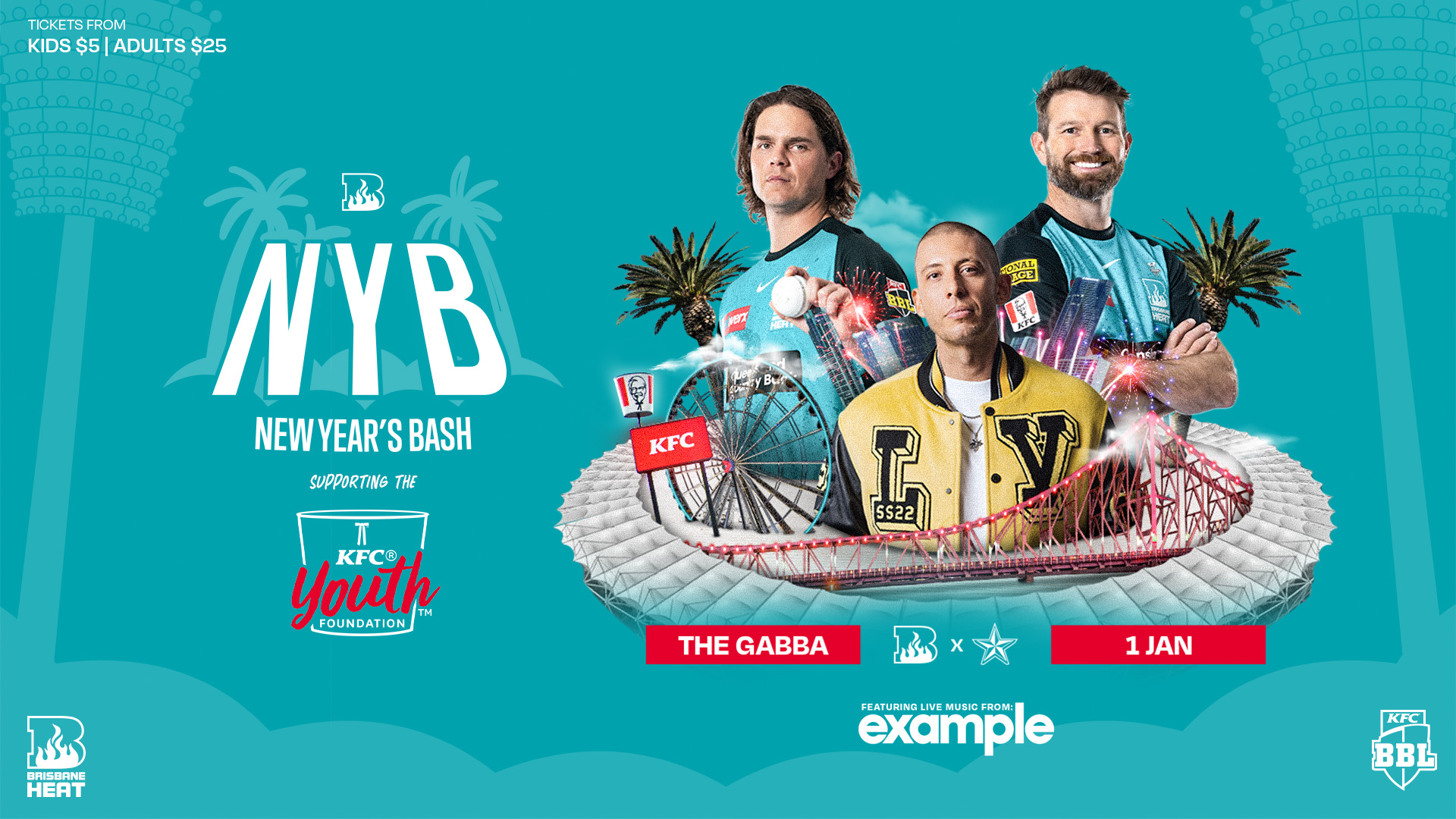 Example To Headline NYB | Gabba Clash Kickstarts 2025 | Brisbane Heat